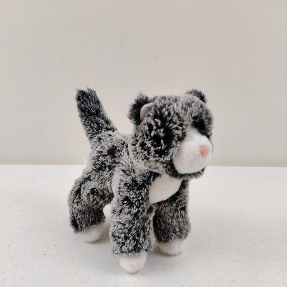 Douglas | Toys | Douglas Cuddle Kitty Cat Gray White Shaggy Scatter ...